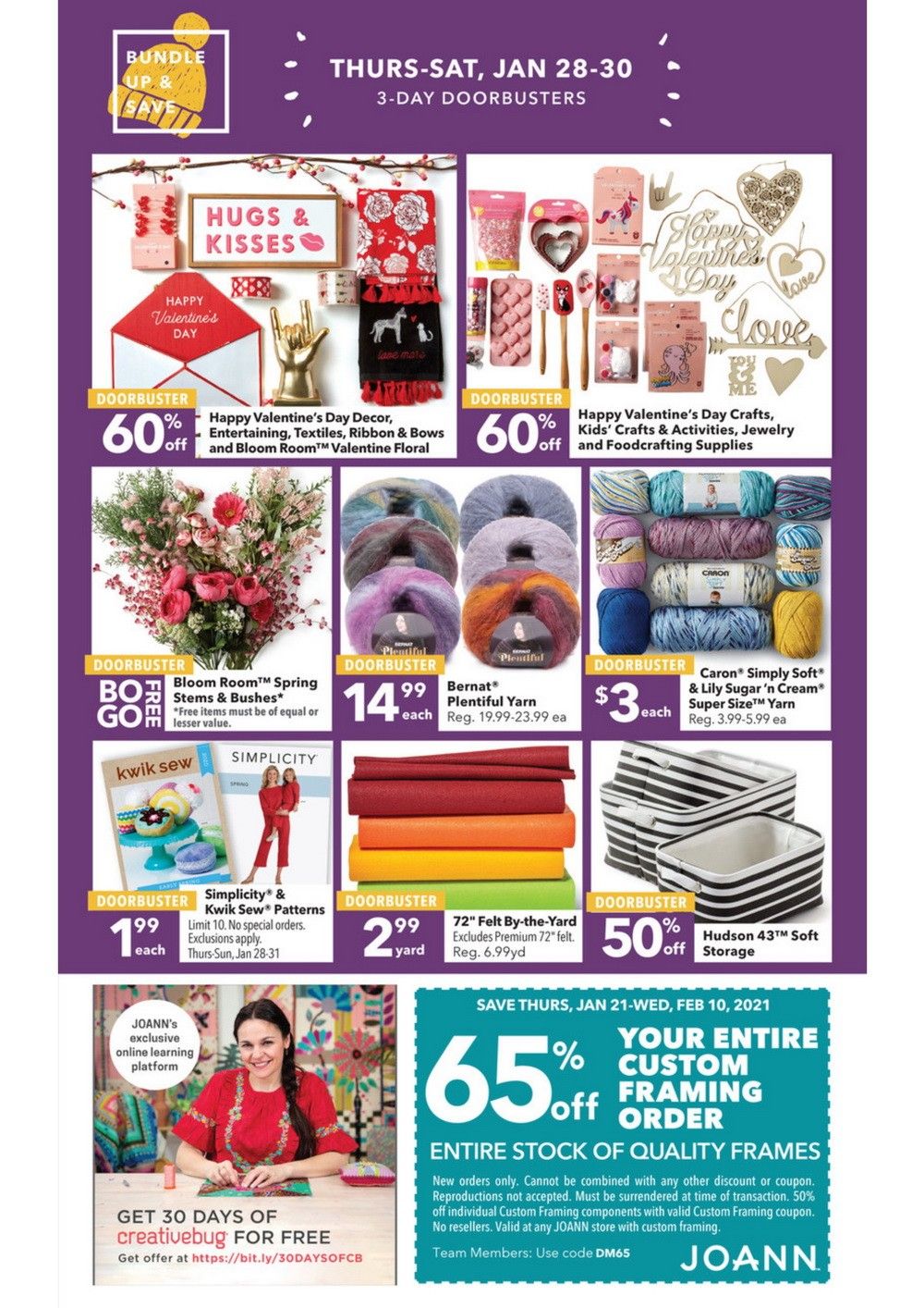 Jo-Ann Weekly Ad Jan 21 – Feb 10, 2021