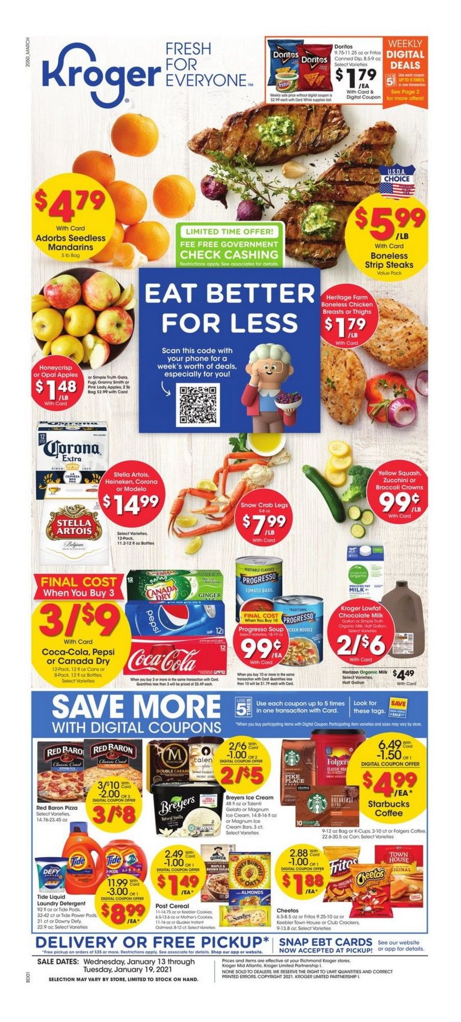 Kroger Weekly Ad Jan 13 – Jan 19, 2021