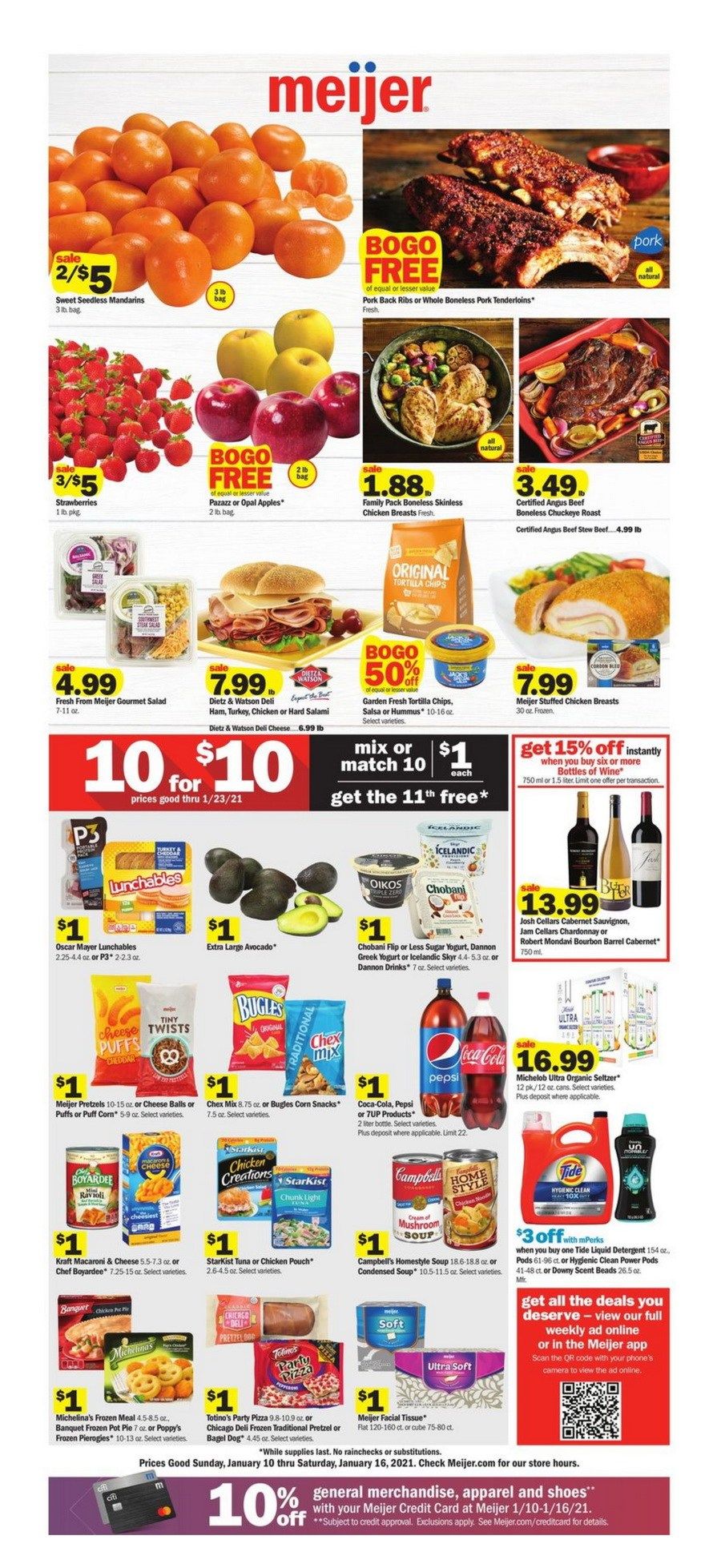 Meijer Weekly Ad Jan 10 – Jan 16, 2021
