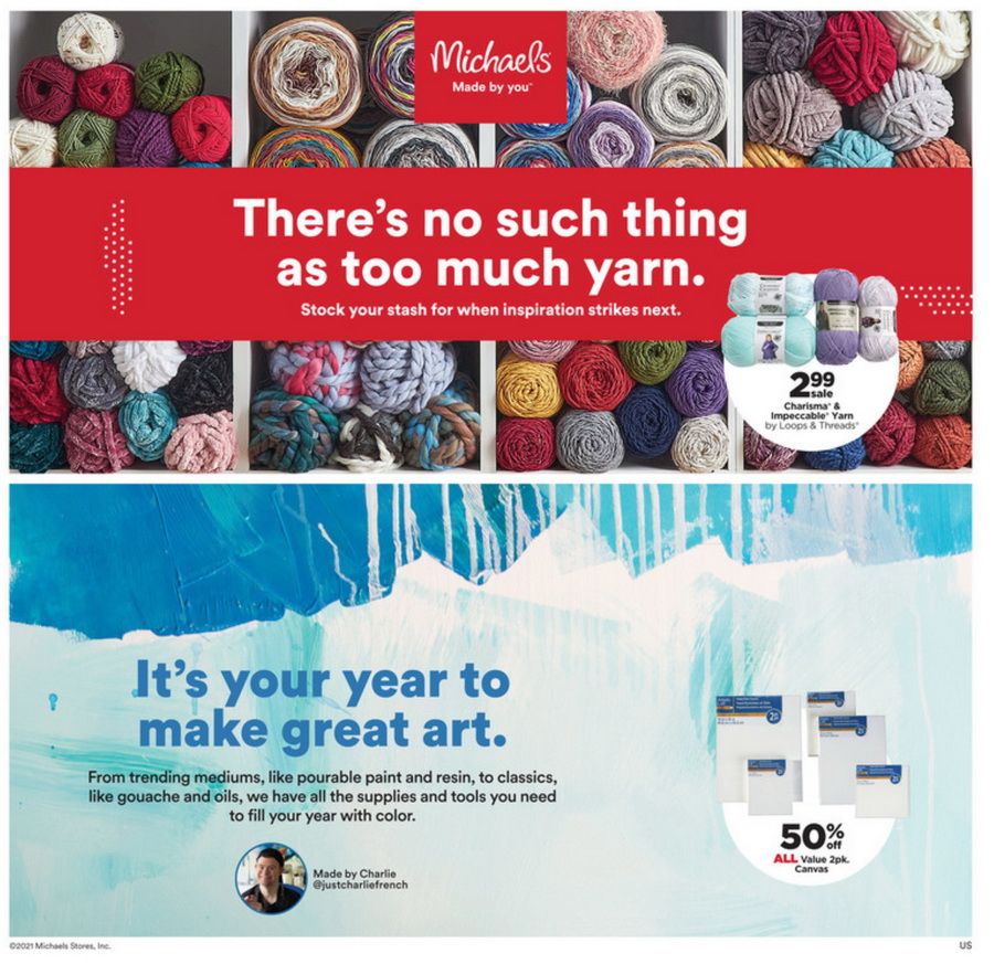 Michaels Weekly Ad Jan 24 – Jan 30, 2021