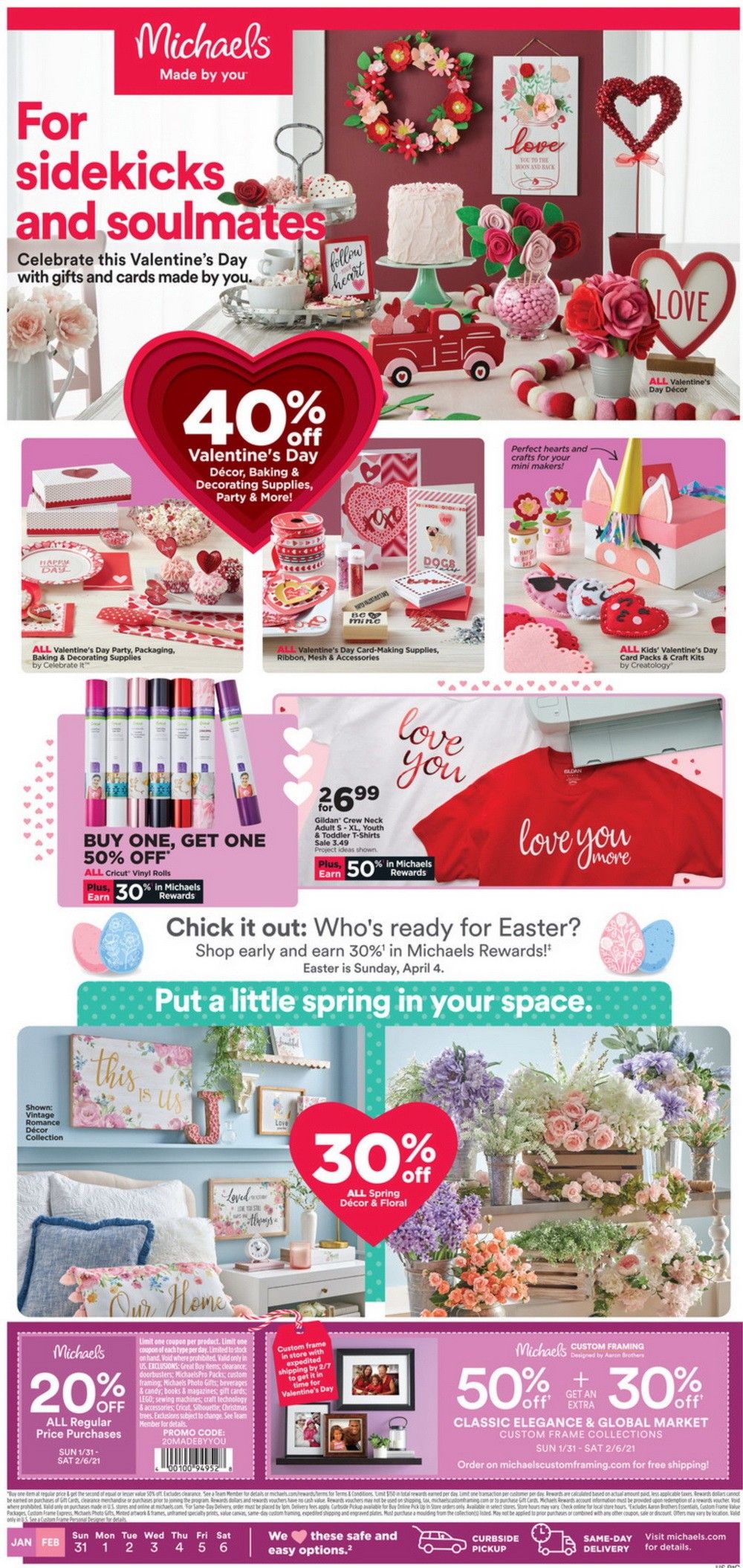 Michaels Weekly Ad Jan 31 – Feb 06, 2021