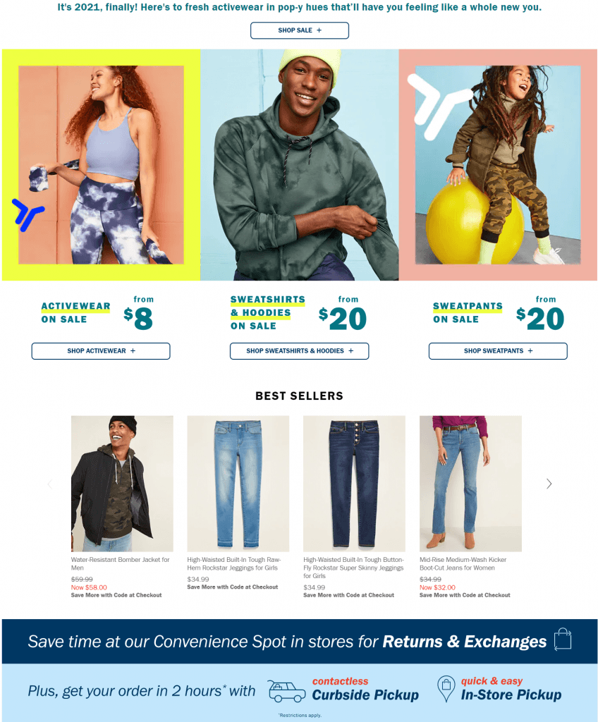 Old Navy Clearance Sale Ad Jan 05 – Jan 05, 2021