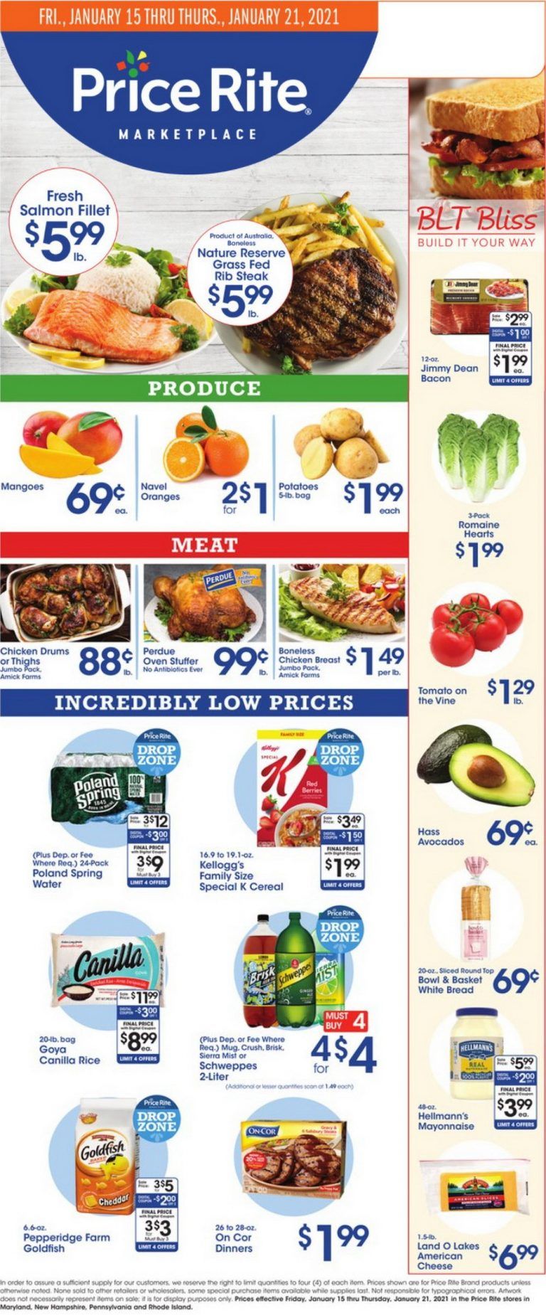 Price Rite Weekly Ad Jan 15 – Jan 21, 2021