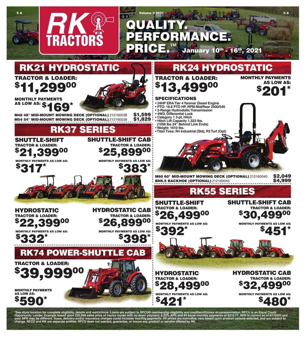 Rural King Weekly Ad Jan 10 – Jan 16, 2021