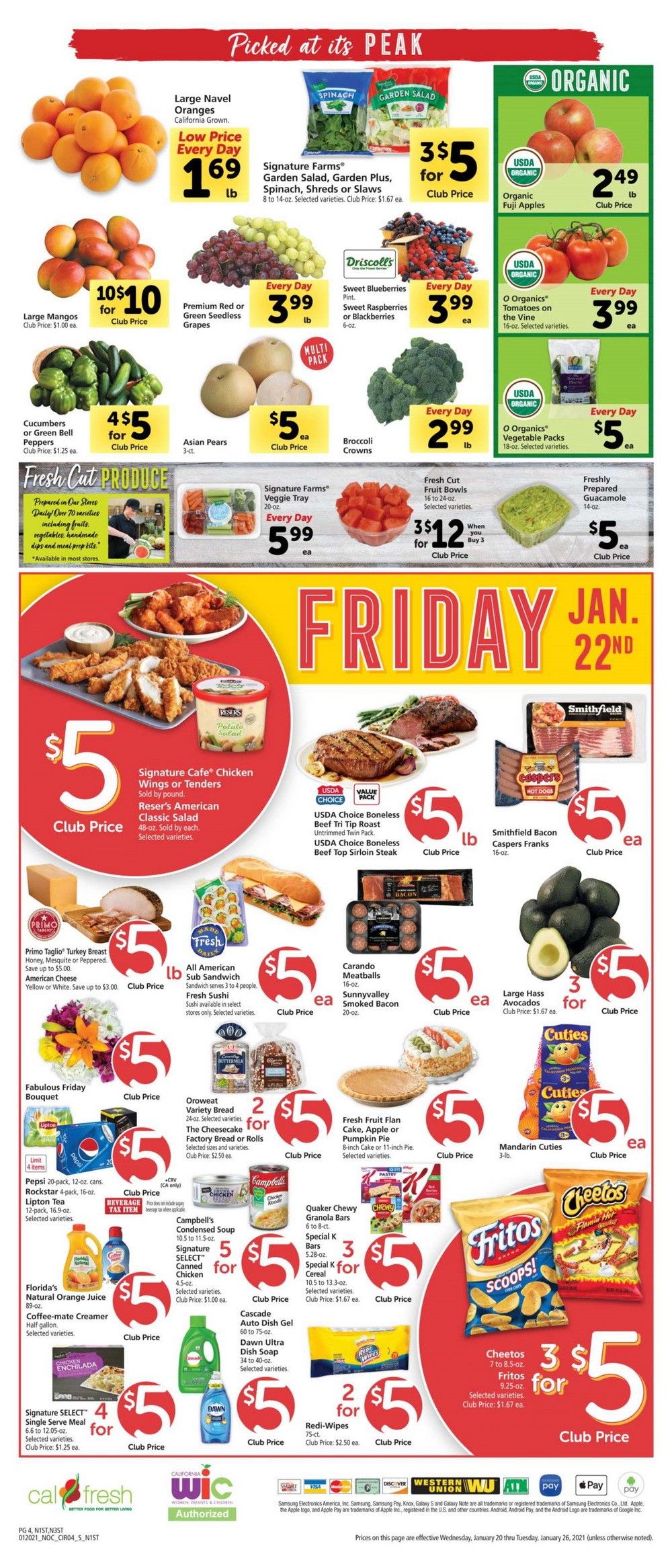 Safeway Weekly Ad Jan 20 – Jan 26, 2021