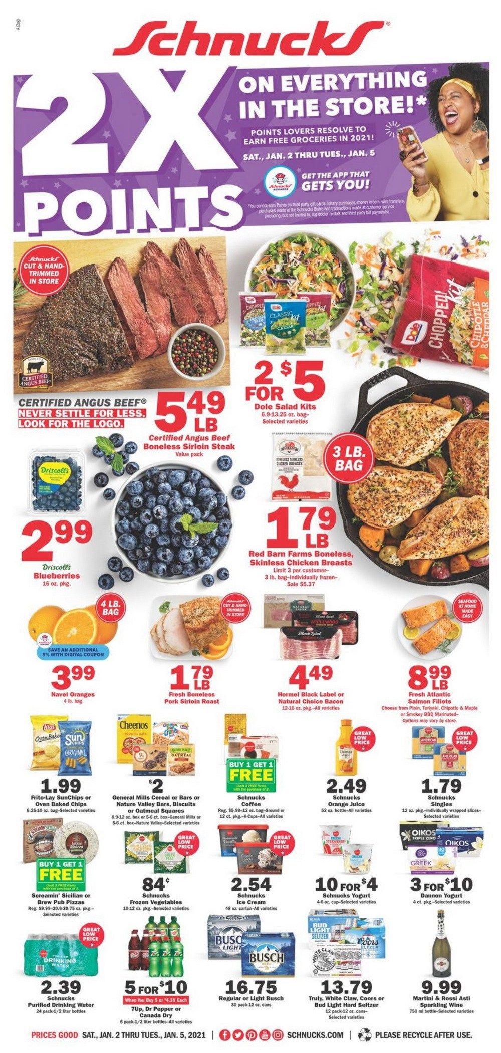 Schnucks Weekly Ad Jan 02 – Jan 05, 2021