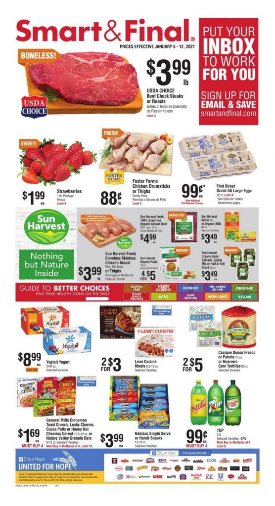 Smart & Final Weekly Ad Jan 06 – Jan 12, 2021