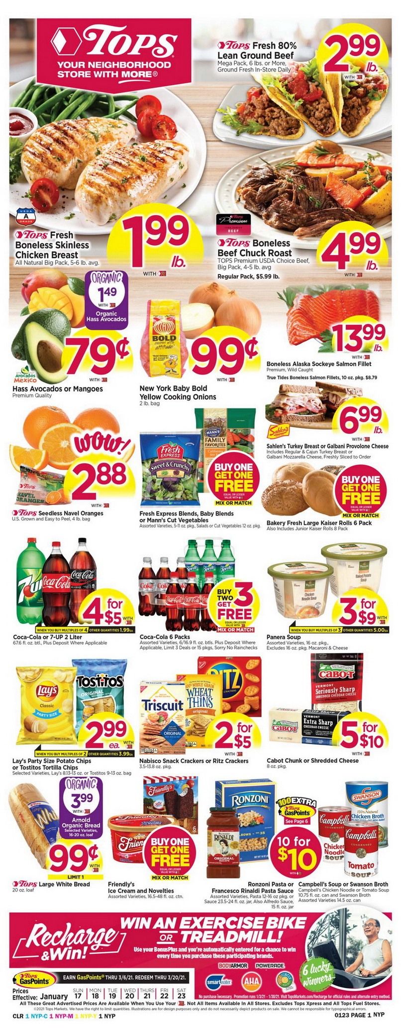 Tops Weekly Ad Jan 17 – Jan 23, 2021