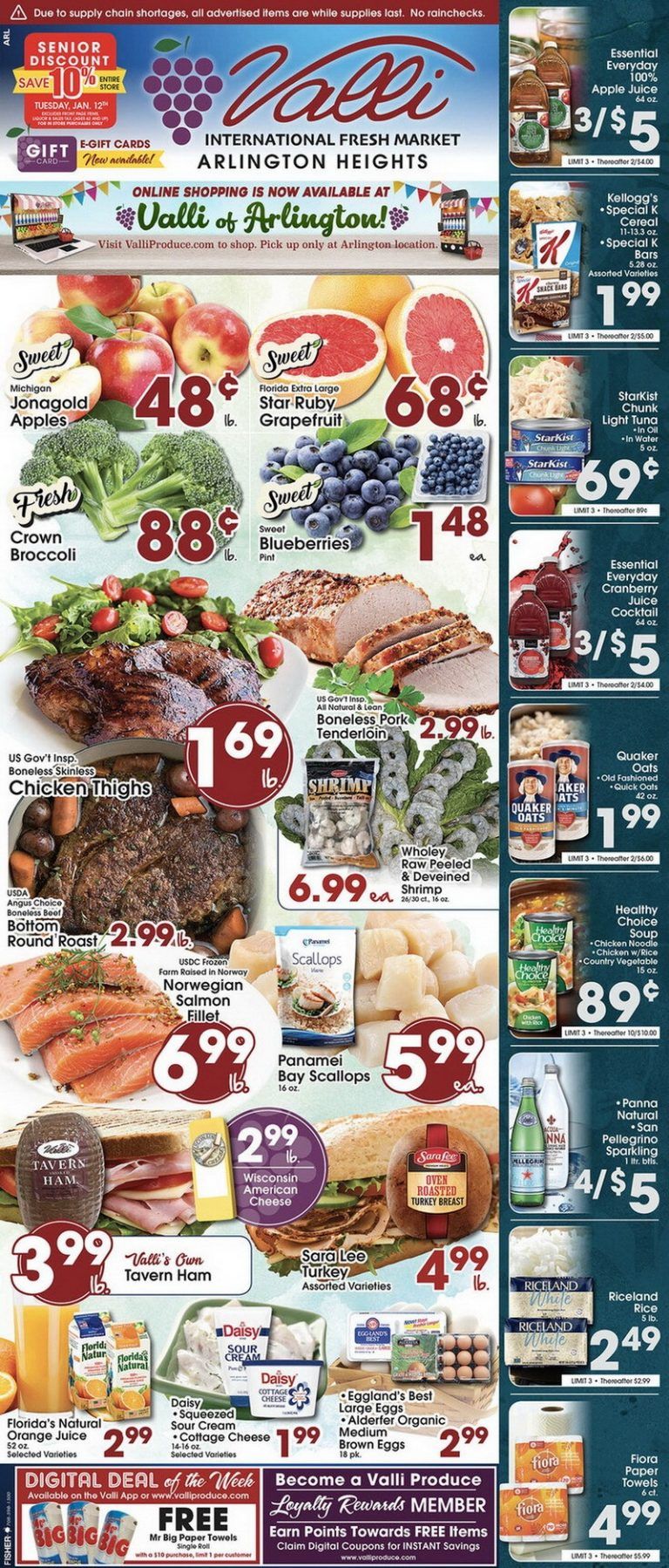 Valli Produce Weekly Ad Jan 06 – Jan 12, 2021