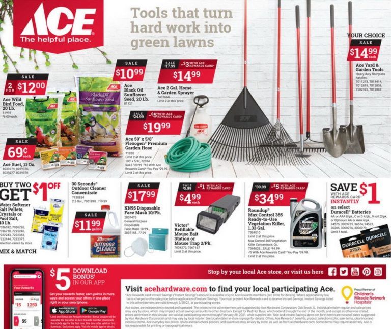 ACE Hardware Monthly Ad Feb 01 – Feb 28, 2021