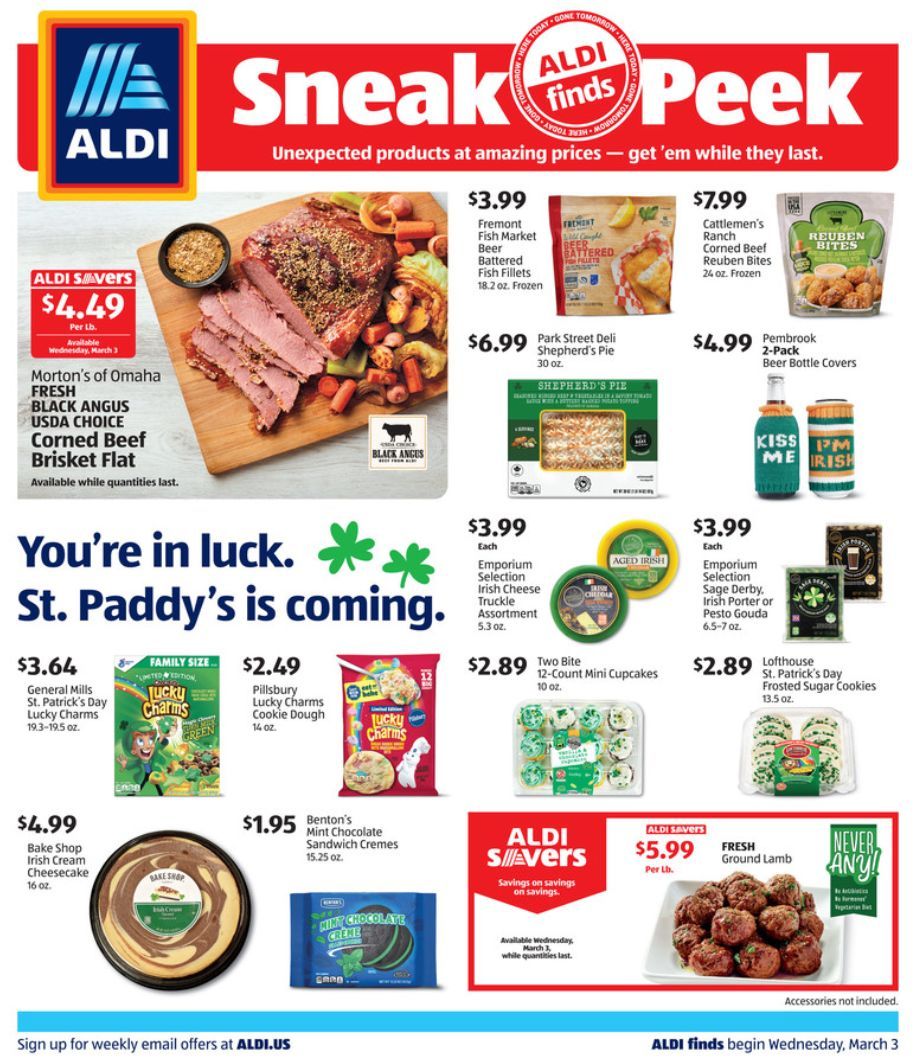 ALDI In-store Ad Sneak Peek Mar 03 – Mar 09, 2021