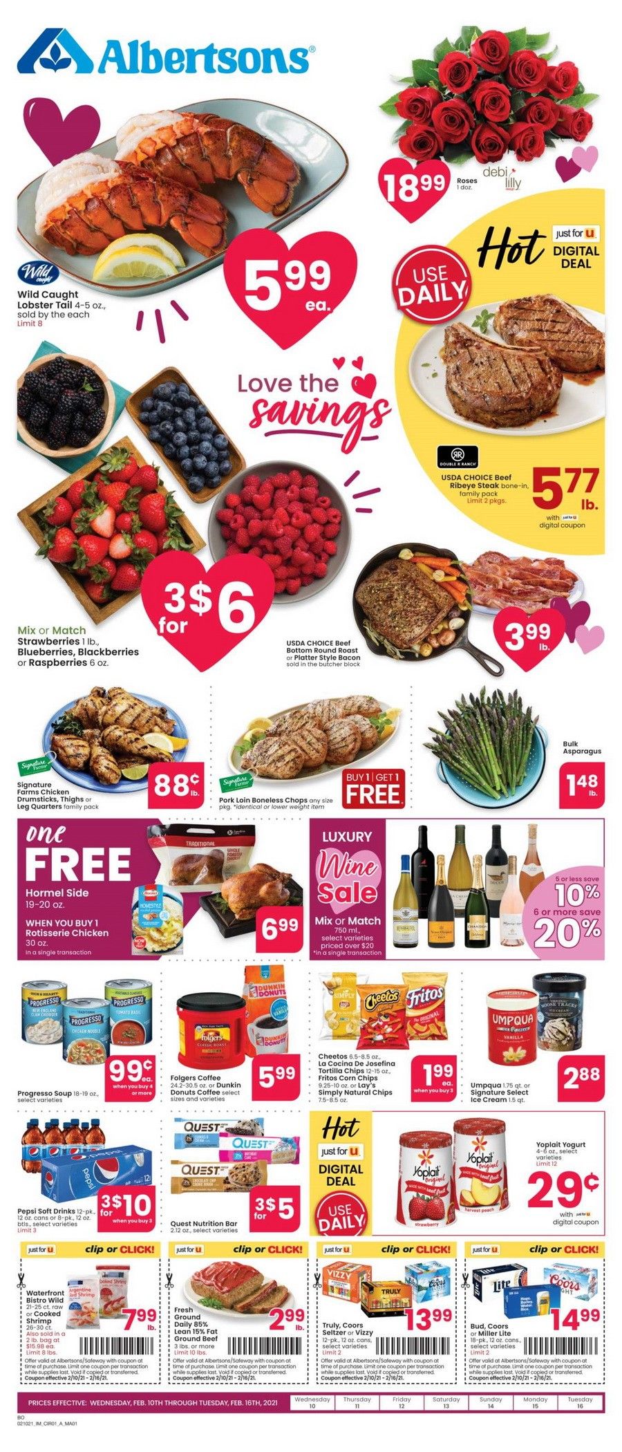 Albertsons Weekly Ad Feb 10 – Feb 16, 2021
