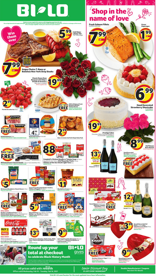 BI-LO Weekly Ad Feb 10 – Feb 16, 2021