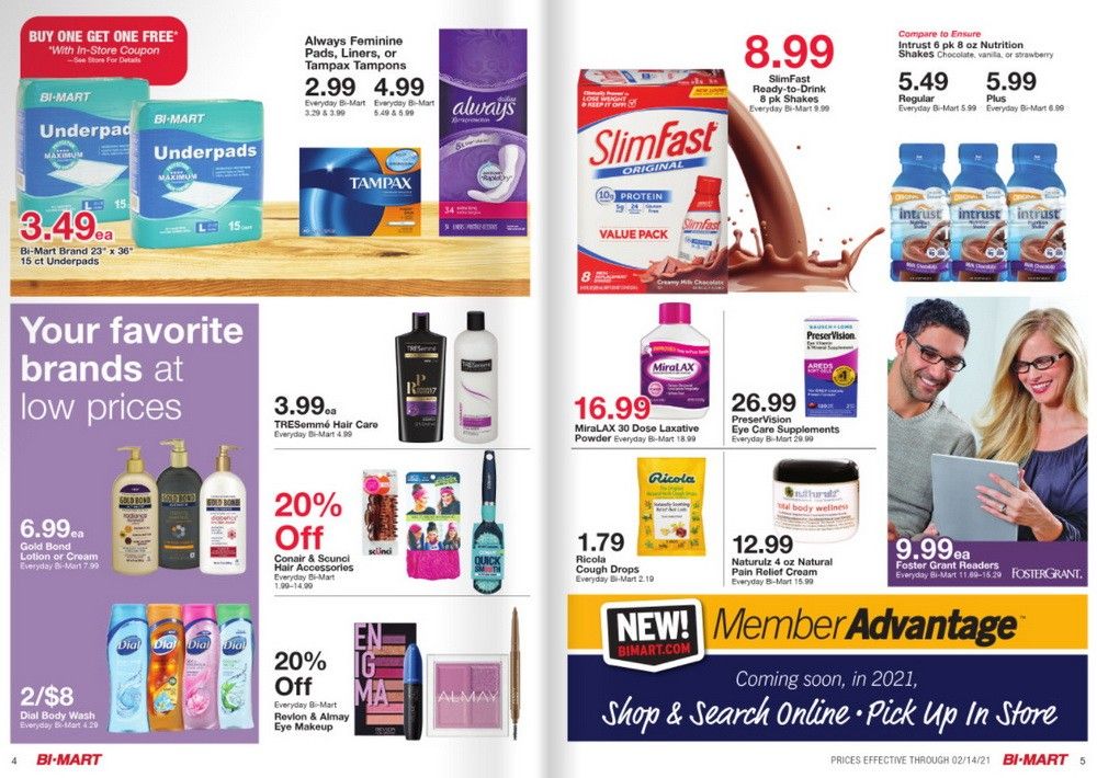 Bi-Mart Weekly Ad Feb 02 – Feb 14, 2021