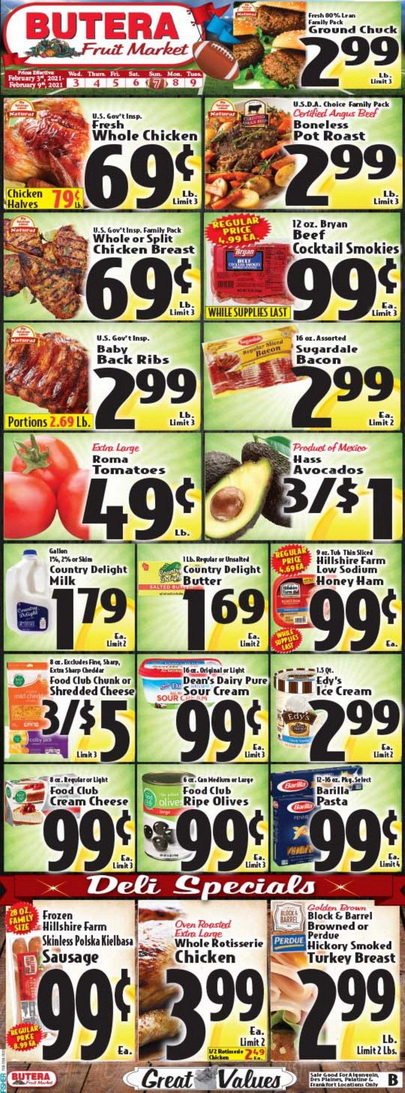 Butera Weekly Ad Feb 03 – Feb 10, 2021