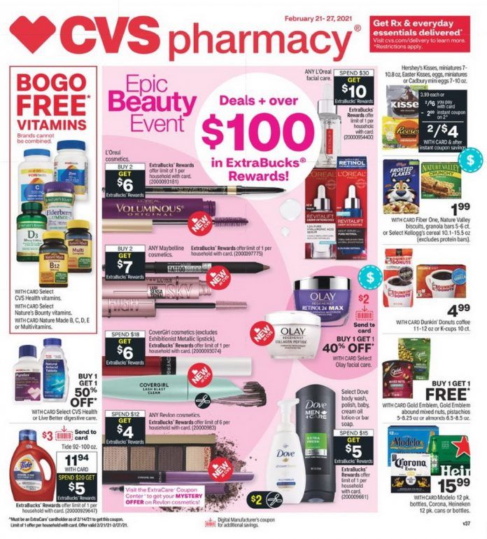 CVS Weekly Ad Feb 21 – Feb 27, 2021