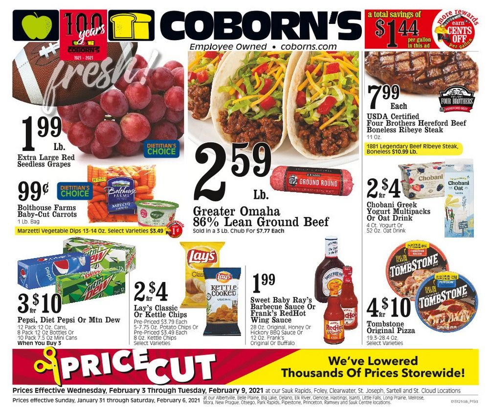 Coborn's Weekly Ad Feb 03 – Feb 09, 2021