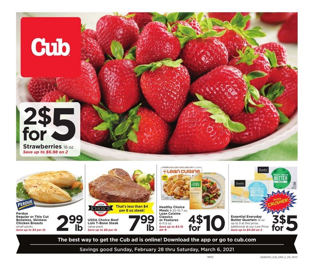 Cub Foods Weekly Ad Feb 28 – Mar 06, 2021