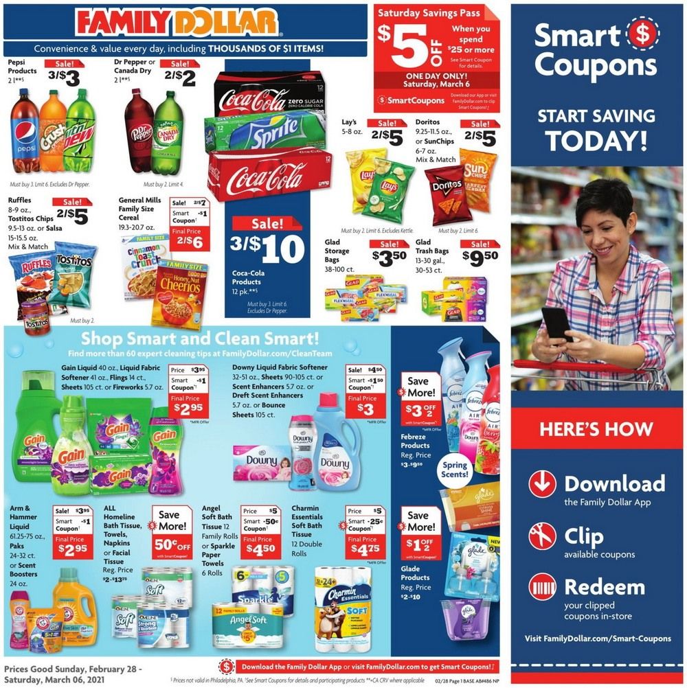 Family Dollar Weekly Ad Feb 28 – Mar 06, 2021