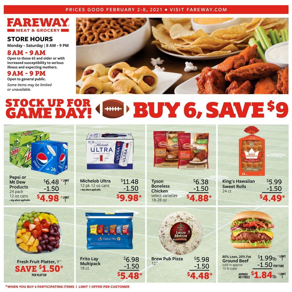 Fareway Weekly Ad Feb 02 – Feb 08, 2021