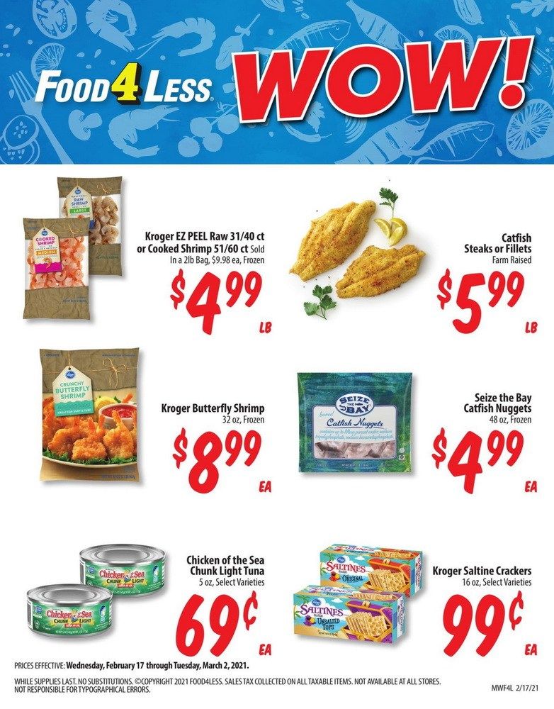 Food 4 Less Weekly Ad Feb 24 – Mar 03, 2021