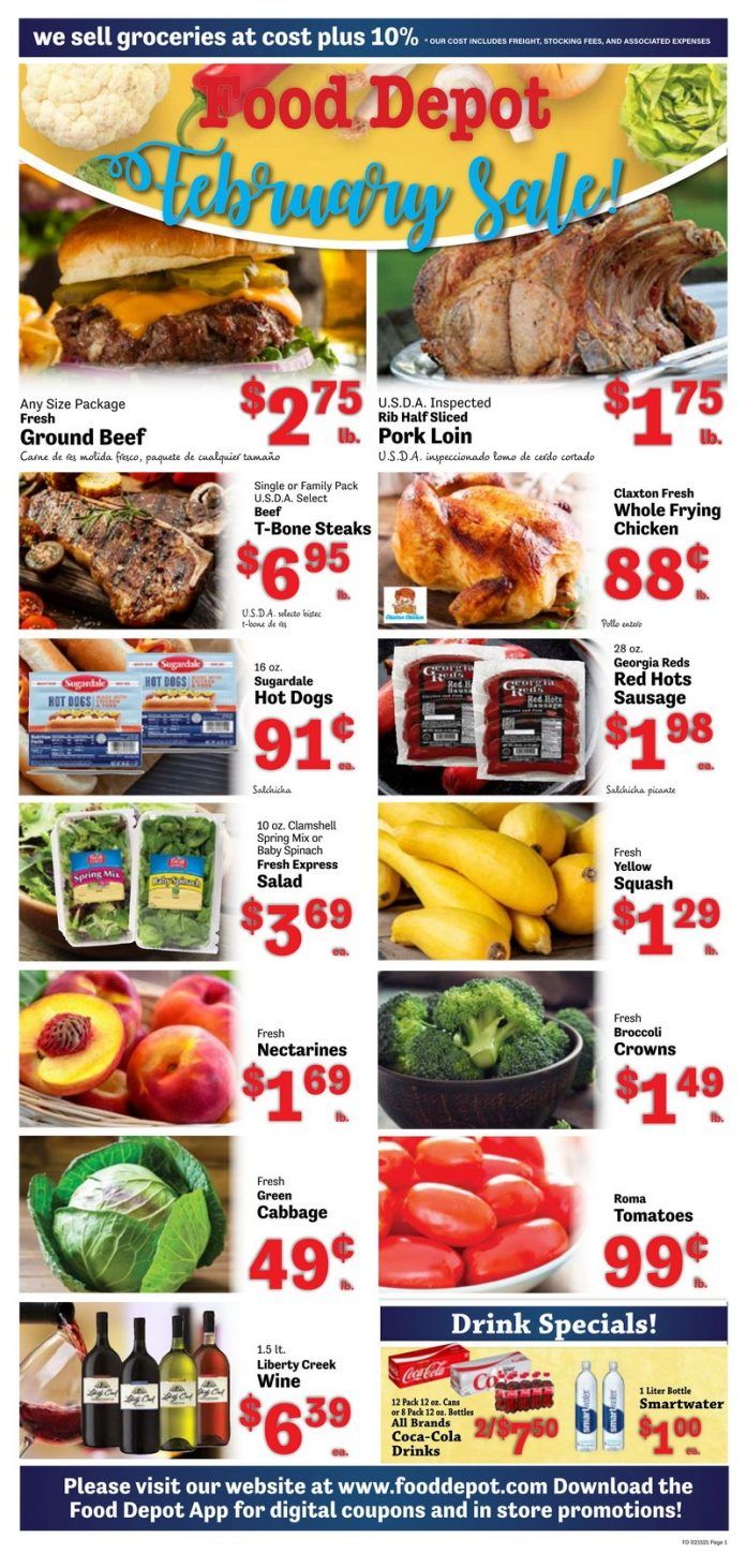 Food Depot Weekly Ad Feb 15 – Feb 21, 2021