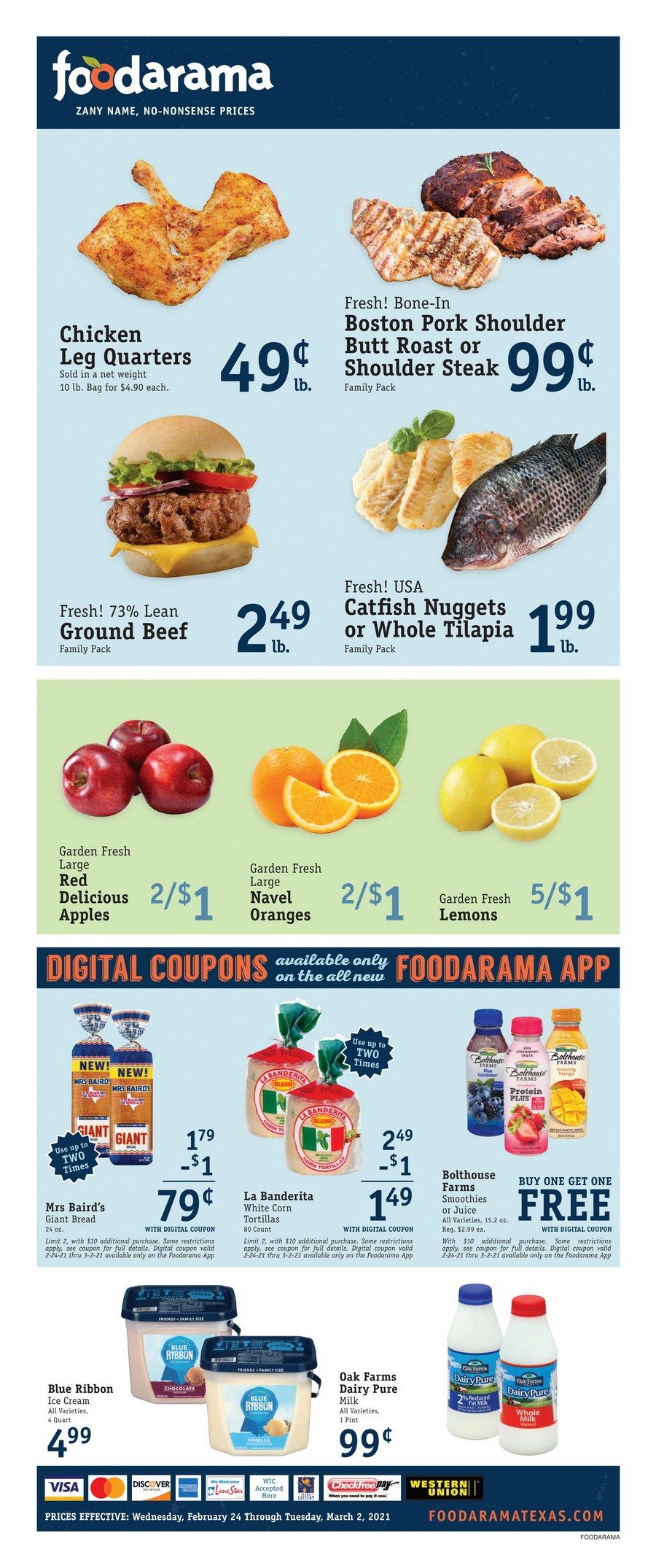 Foodarama Weekly Ad Feb 24 – Mar 02, 2021