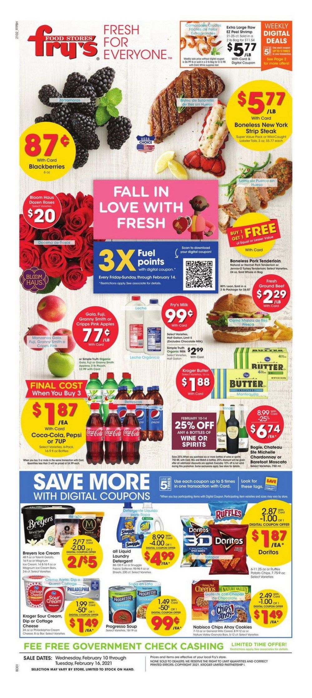 Fry's Food Weekly Ad Feb 10 – Feb 16, 2021