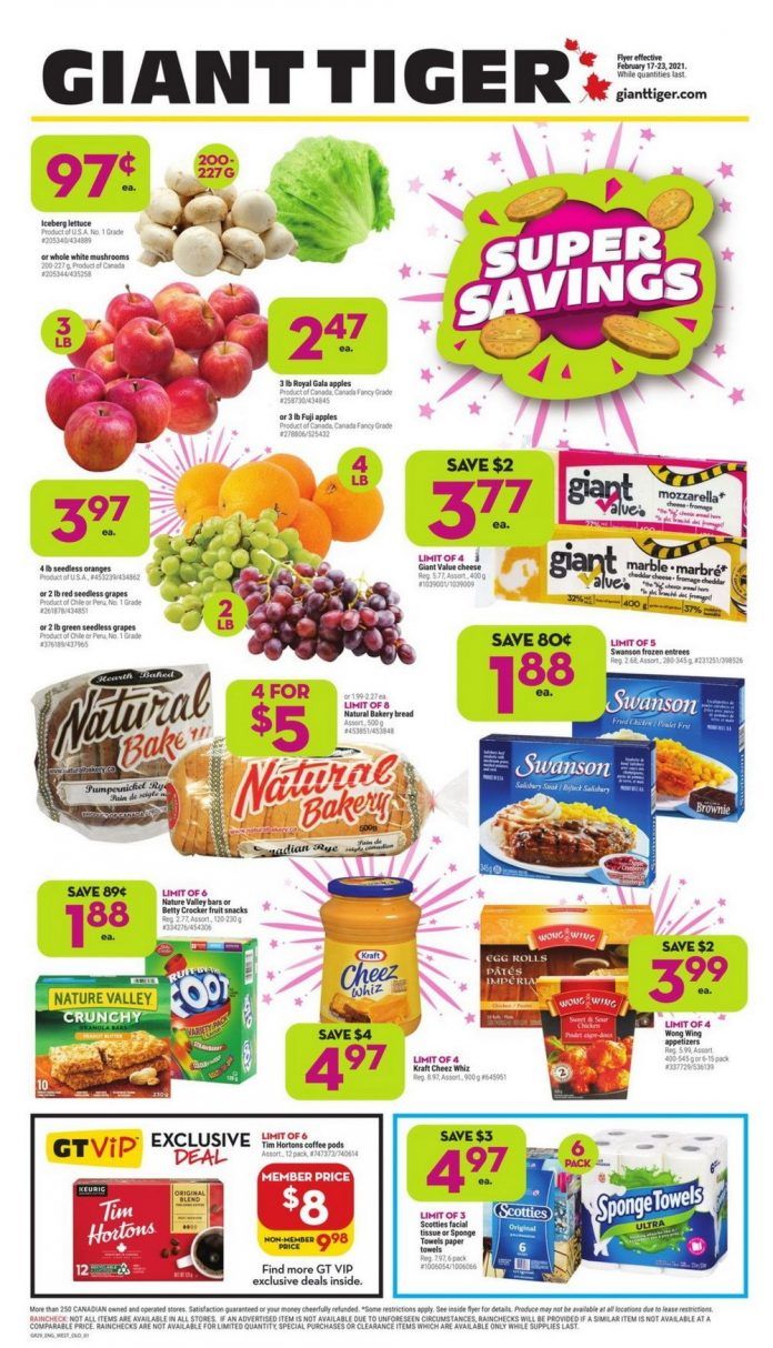 Giant Tiger Weekly Ad Feb 17 – Feb 23, 2021