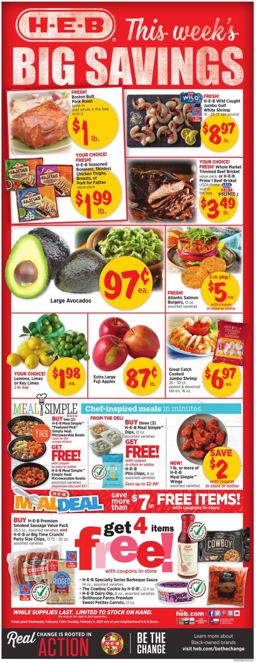 HEB Weekly Ad Feb 03 – Feb 09, 2021