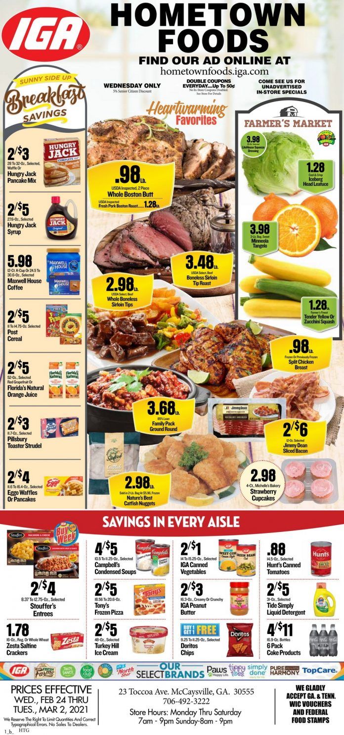 IGA Weekly Ad Feb 24 – Mar 02, 2021
