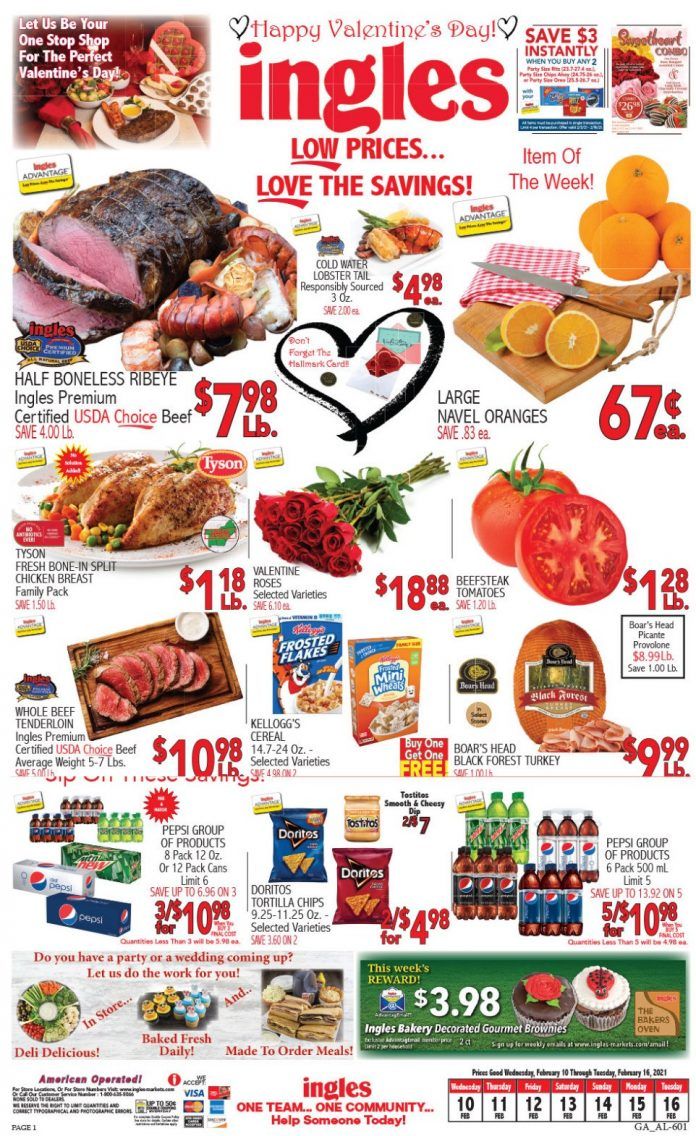 Ingles Weekly Ad Feb 10 – Feb 16, 2021