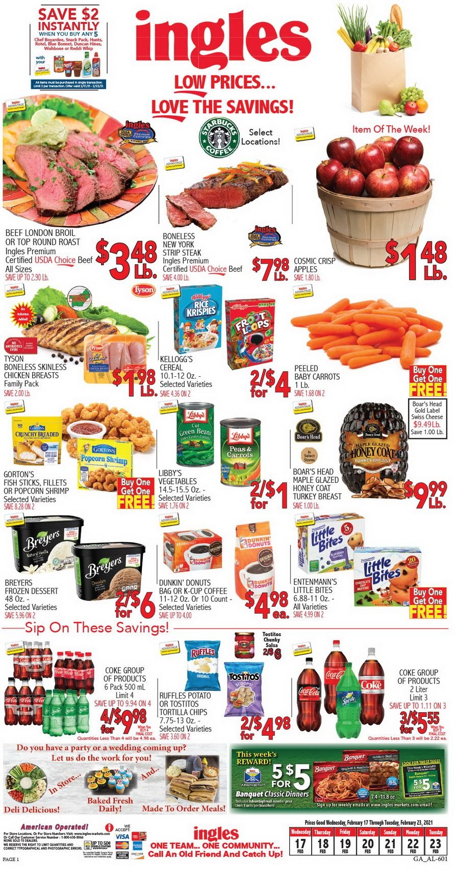Ingles Weekly Ad Feb 17 – Feb 23, 2021
