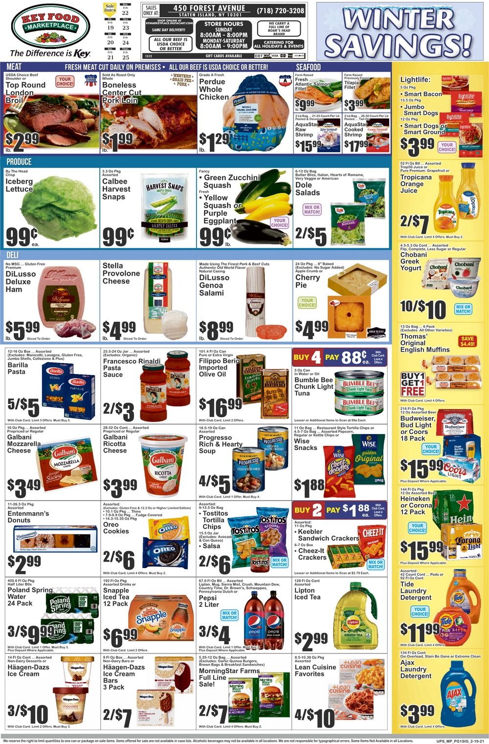 Key Food Weekly Ad Feb 19 – Feb 25, 2021