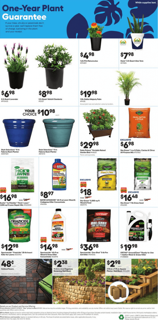 Lowe's Weekly Ad Feb 25 – Mar 10, 2021