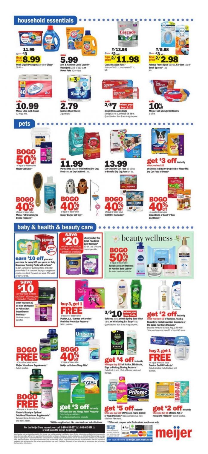 Meijer Weekly Ad Feb 28 – Mar 06, 2021