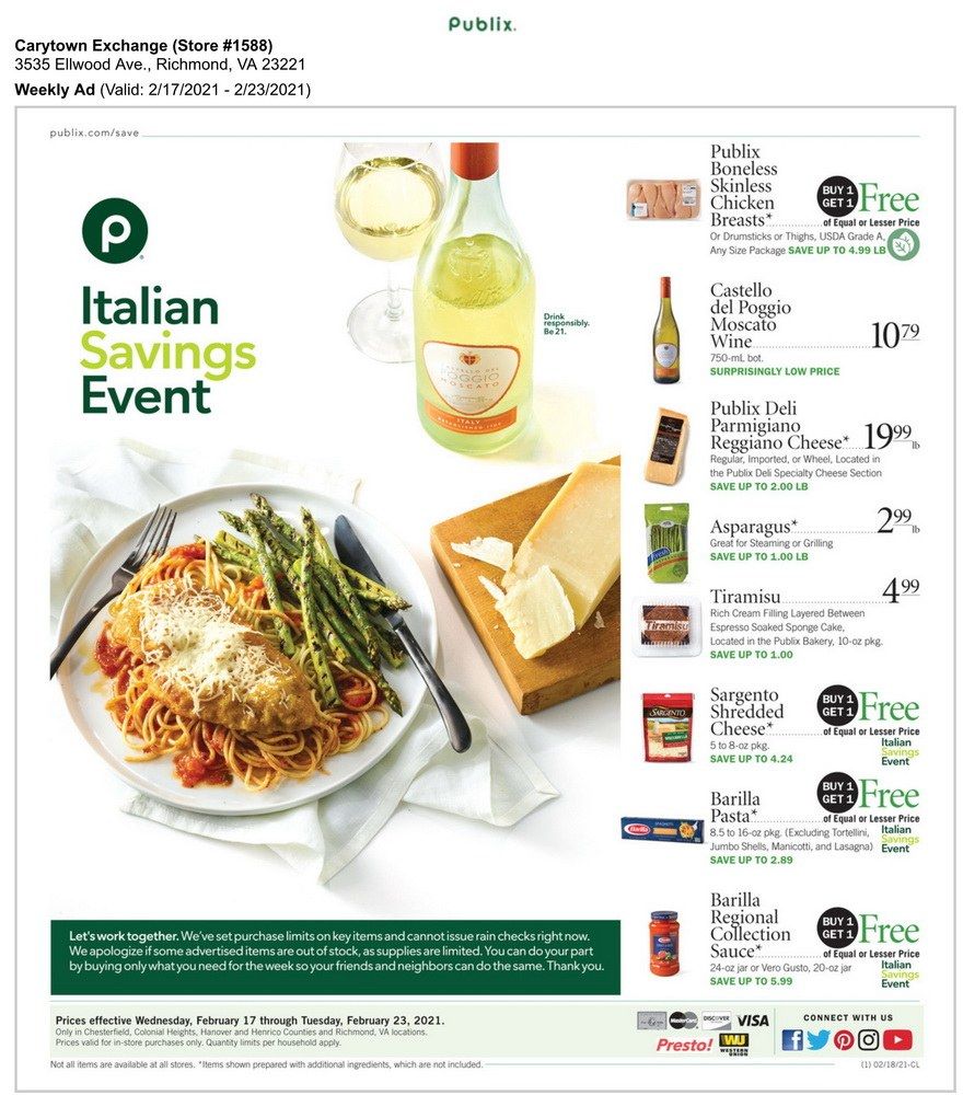 Publix Weekly Ad Feb 17 – Feb 23, 2021