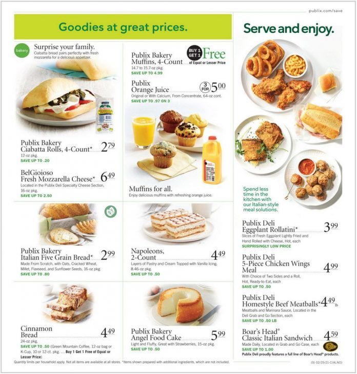 Publix Weekly Ad Feb 24 – Mar 02, 2021