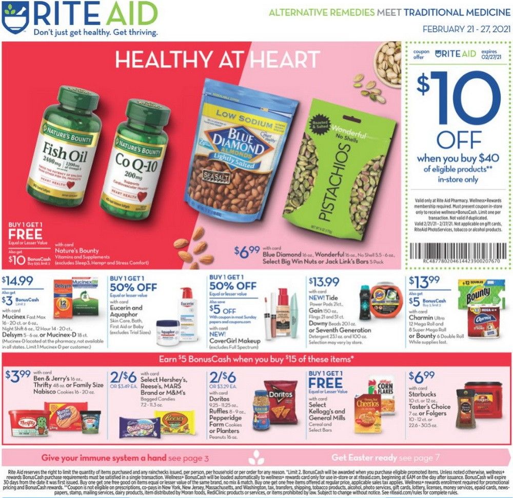 Rite Aid Weekly Ad Feb 21 – Feb 27, 2021