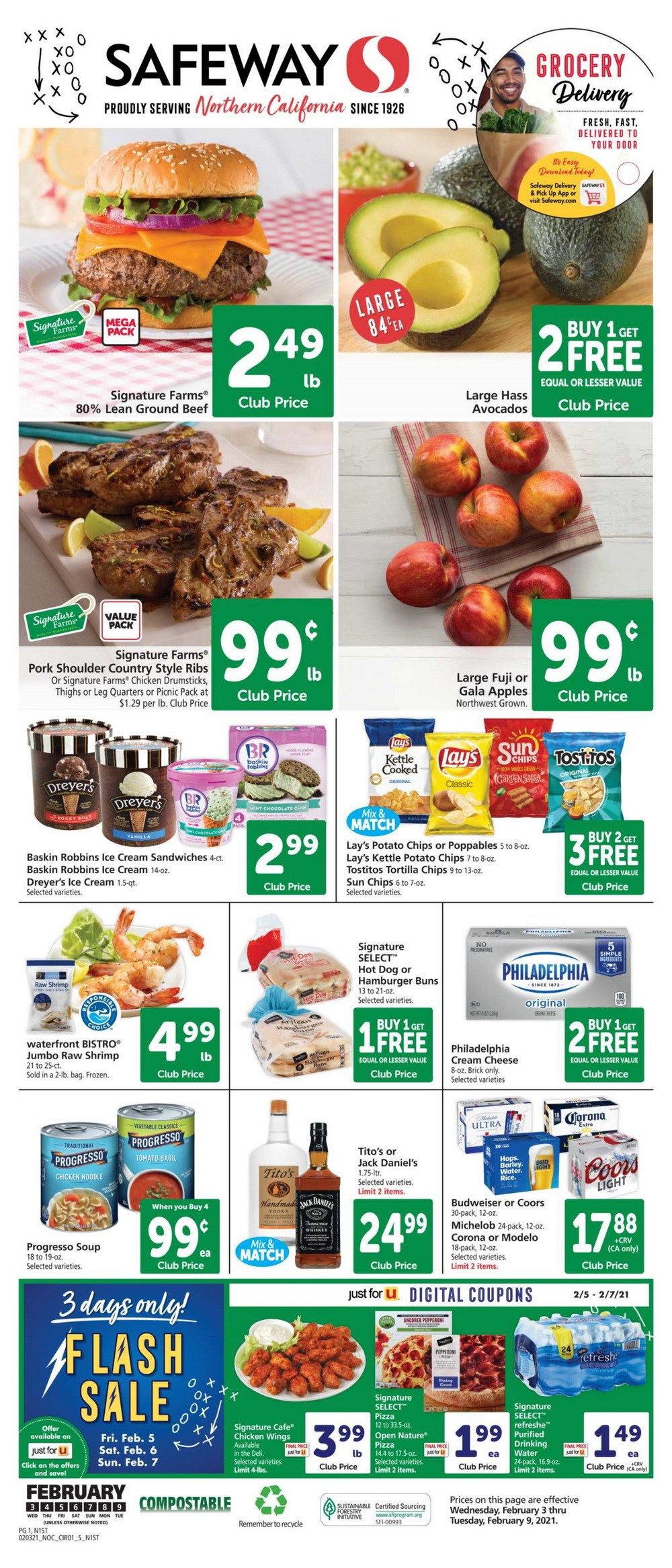 Safeway Weekly Ad Feb 03 – Feb 09, 2021