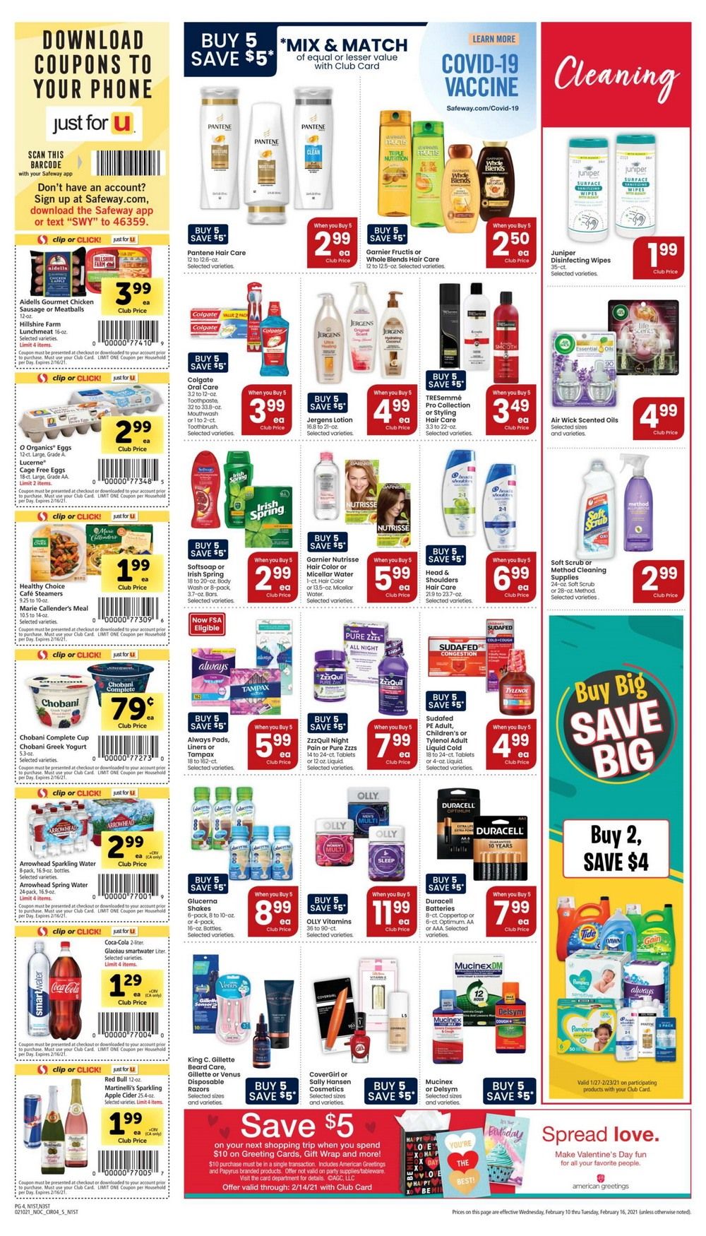 Safeway Weekly Ad Feb 10 – Feb 16, 2021
