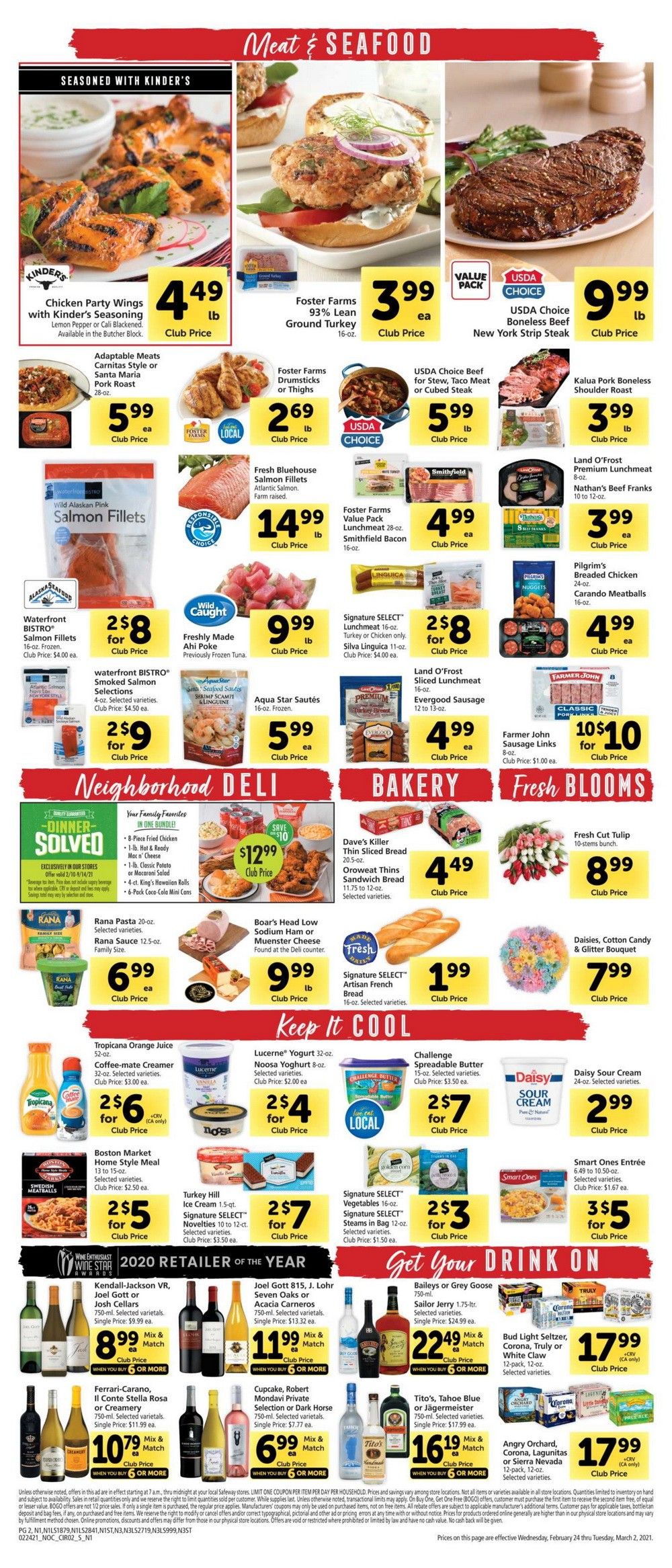 Safeway Weekly Ad Feb 24 – Mar 02, 2021