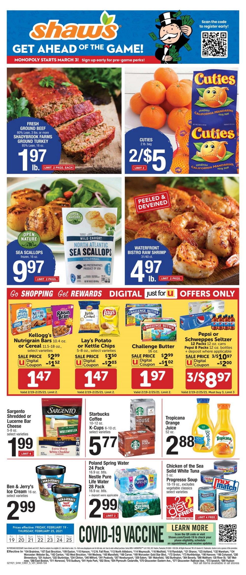 Shaw's Weekly Ad Feb 19 – Feb 25, 2021