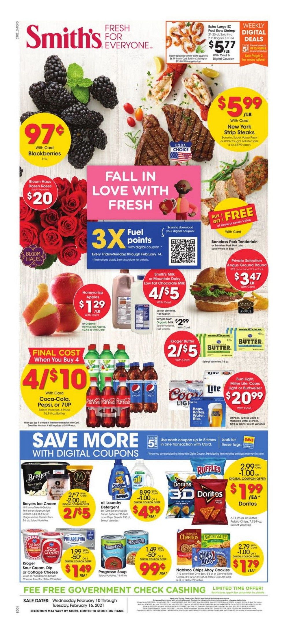 Smith's Food and Drug Weekly Ad Feb 10 – Feb 16, 2021