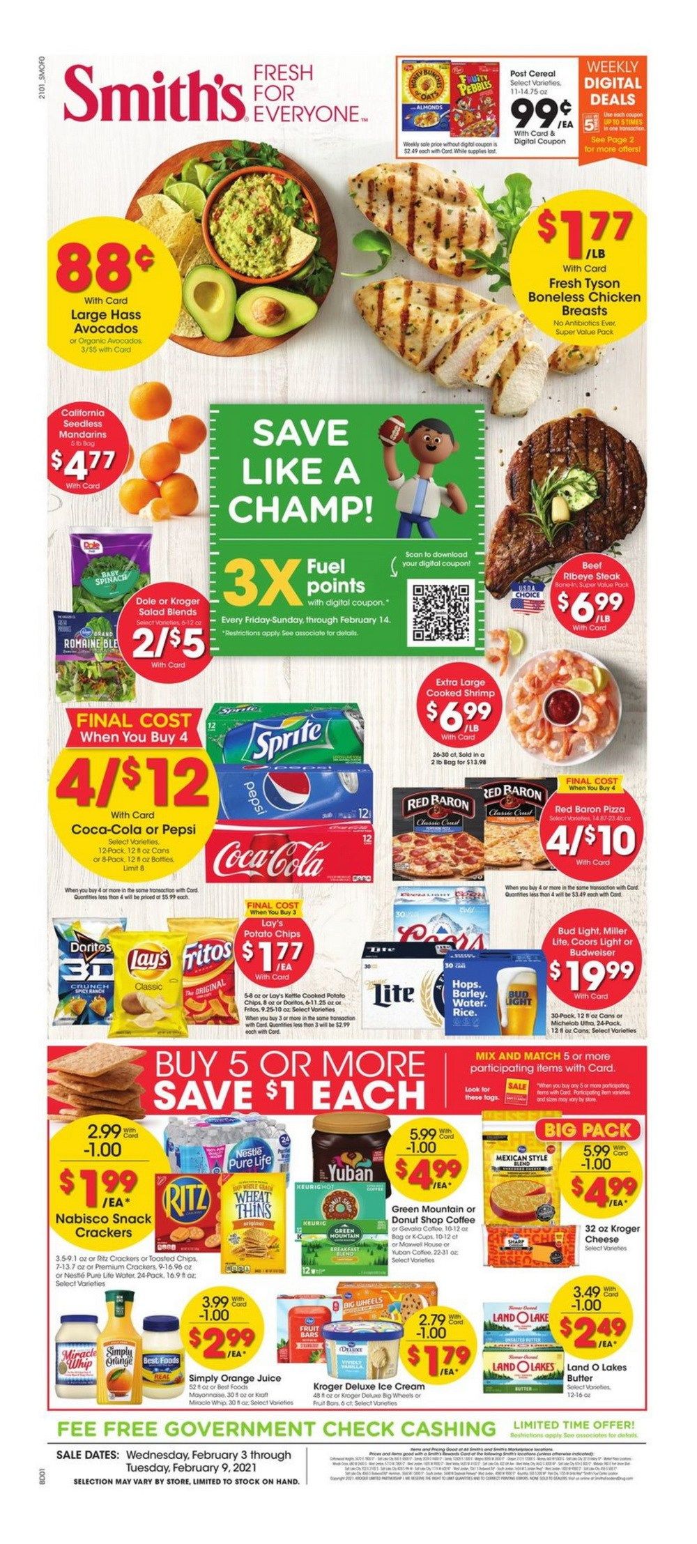Smith's Food and Drug Weekly Ad Feb 03 – Feb 09, 2021