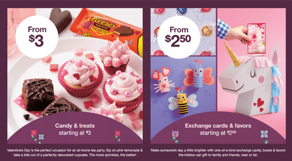 Target Valentine's Day Flyer Sales