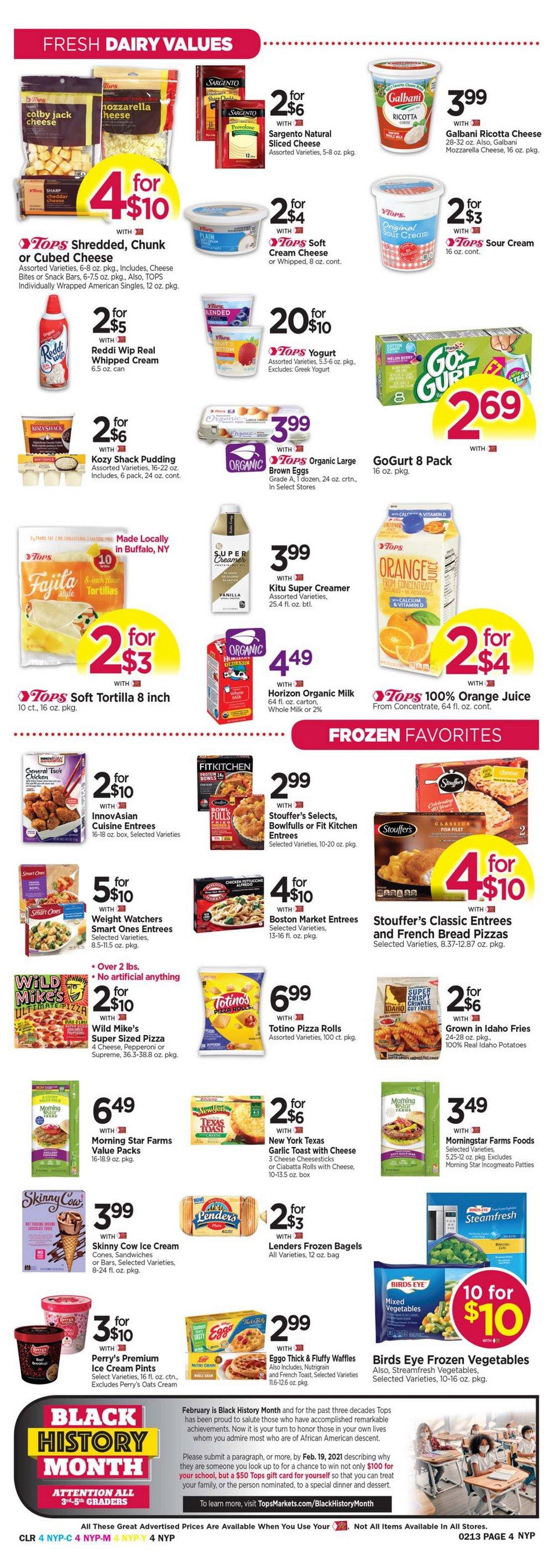 Tops Weekly Ad Feb 07 – Feb 13, 2021