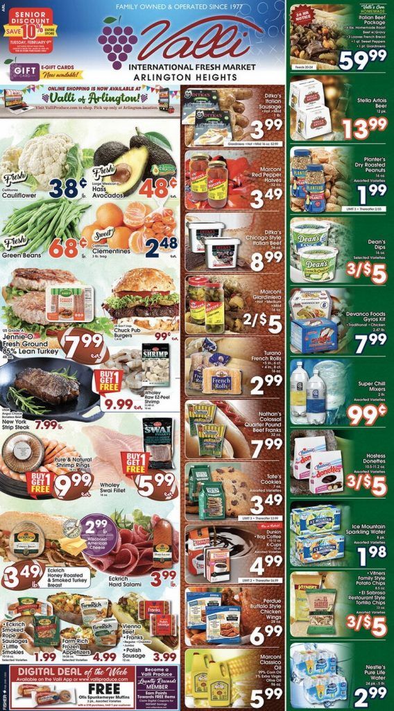 Valli Produce Weekly Ad Feb 03 – Feb 09, 2021