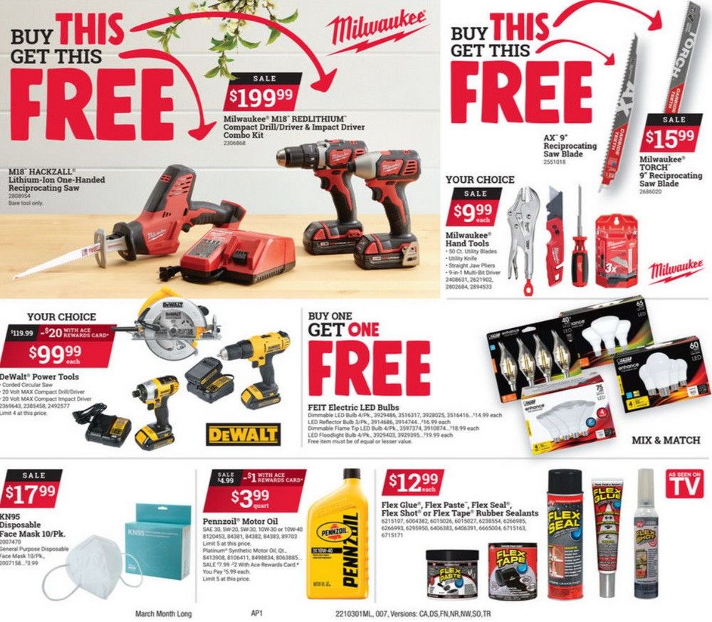 ACE Hardware Monthly Ad Mar 01 – Mar 31, 2021