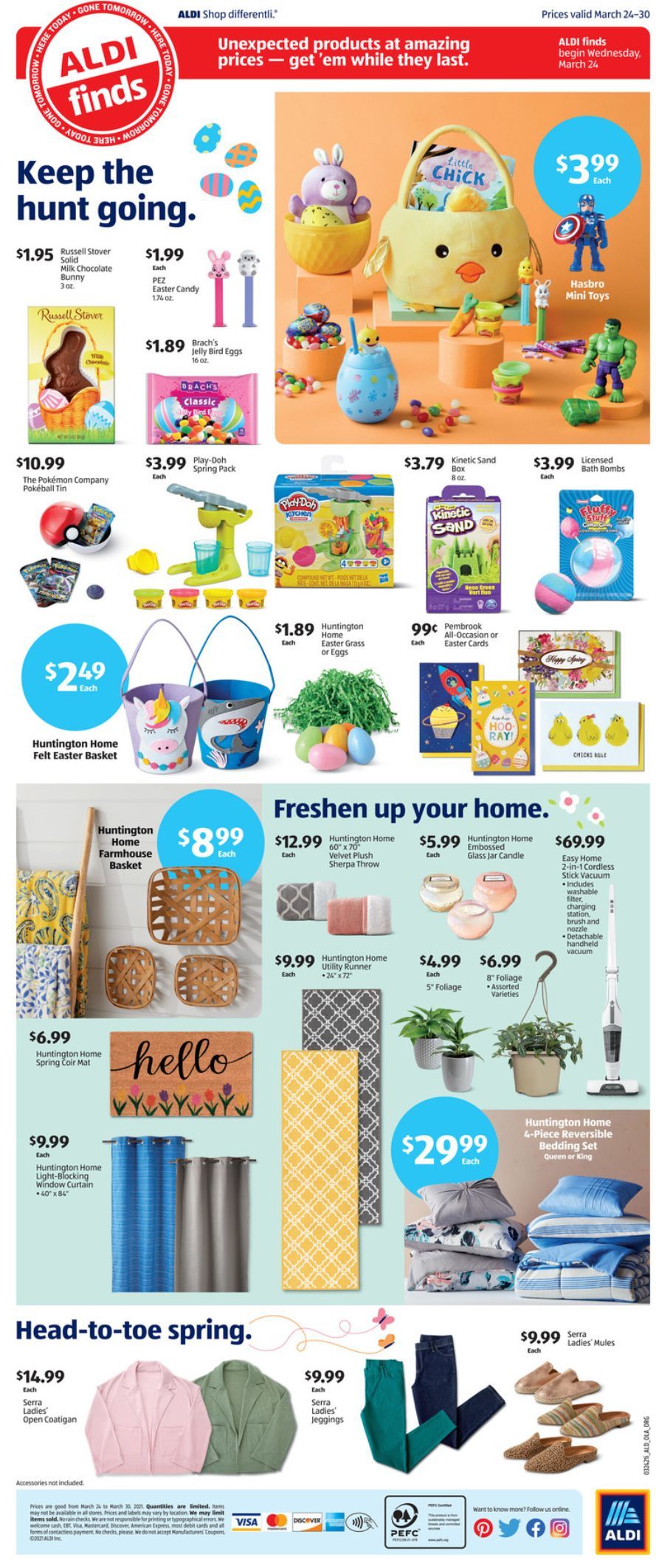 ALDI Weekly Ad Mar 24 – Mar 30, 2021